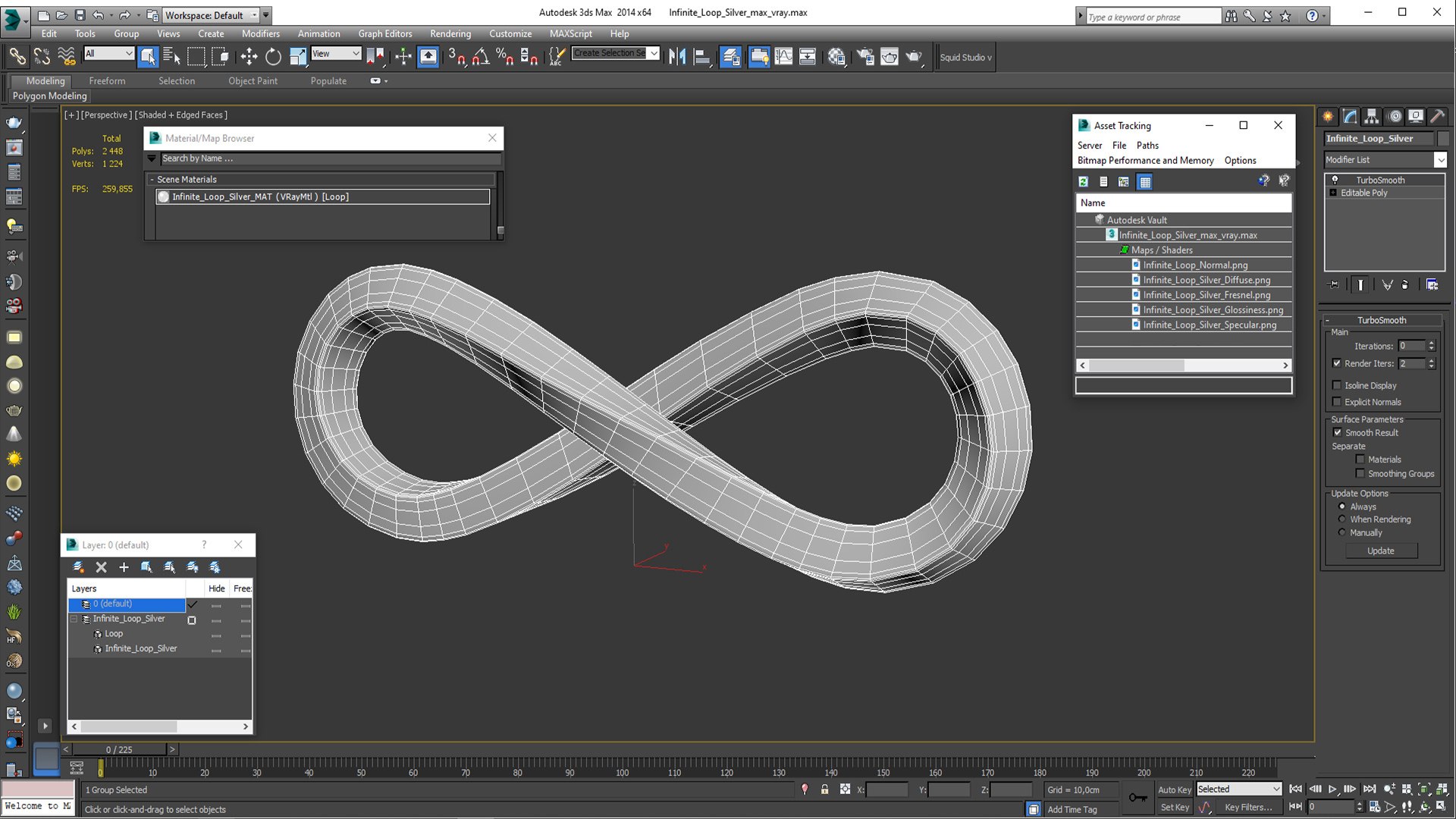 3D Infinite Loop Silver Model - TurboSquid 2228859