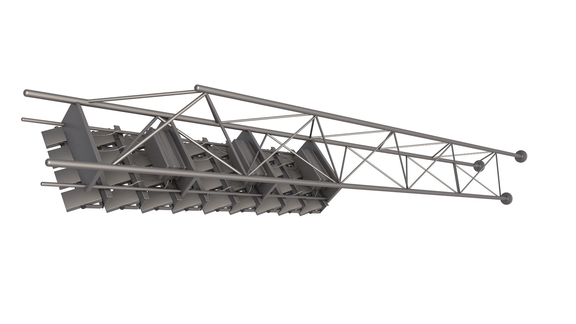 3D Stadium Lighting Pole - TurboSquid 2293951
