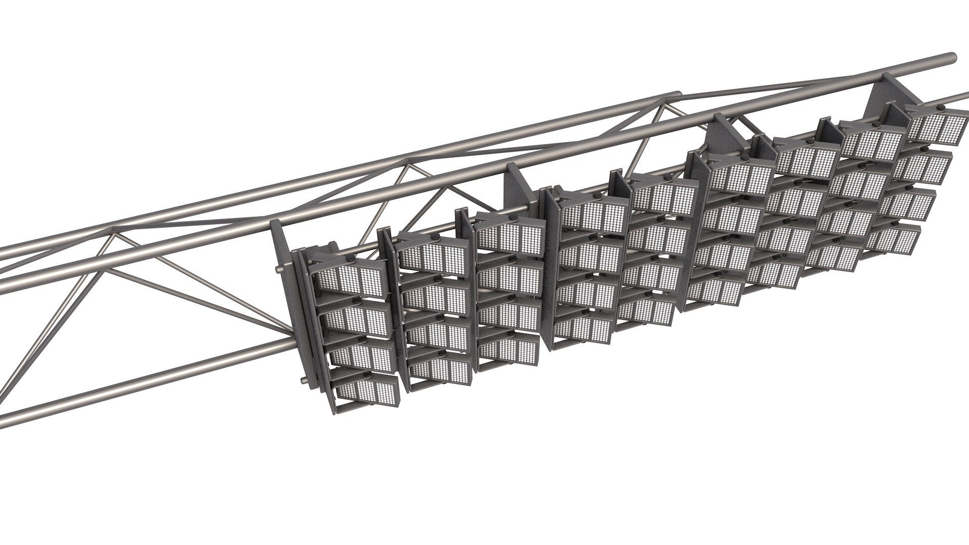 3D Stadium Lighting Pole - TurboSquid 2293951