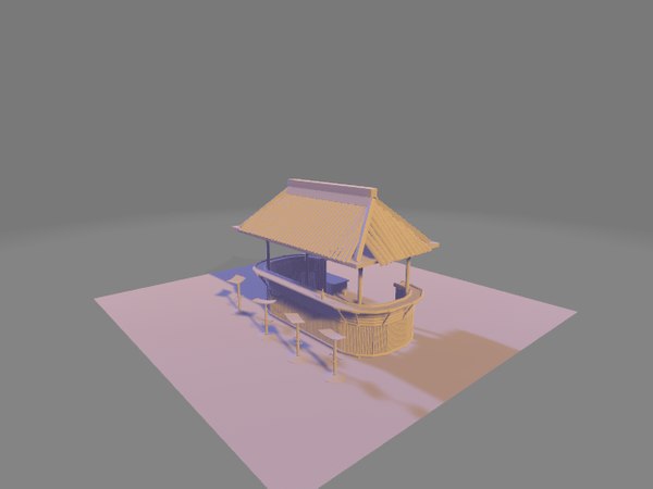 Free mini bar 3D model - TurboSquid 1407249