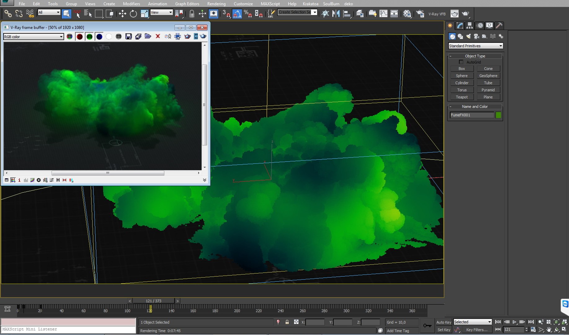 Free Fumefx Particle Explosion 3d Model