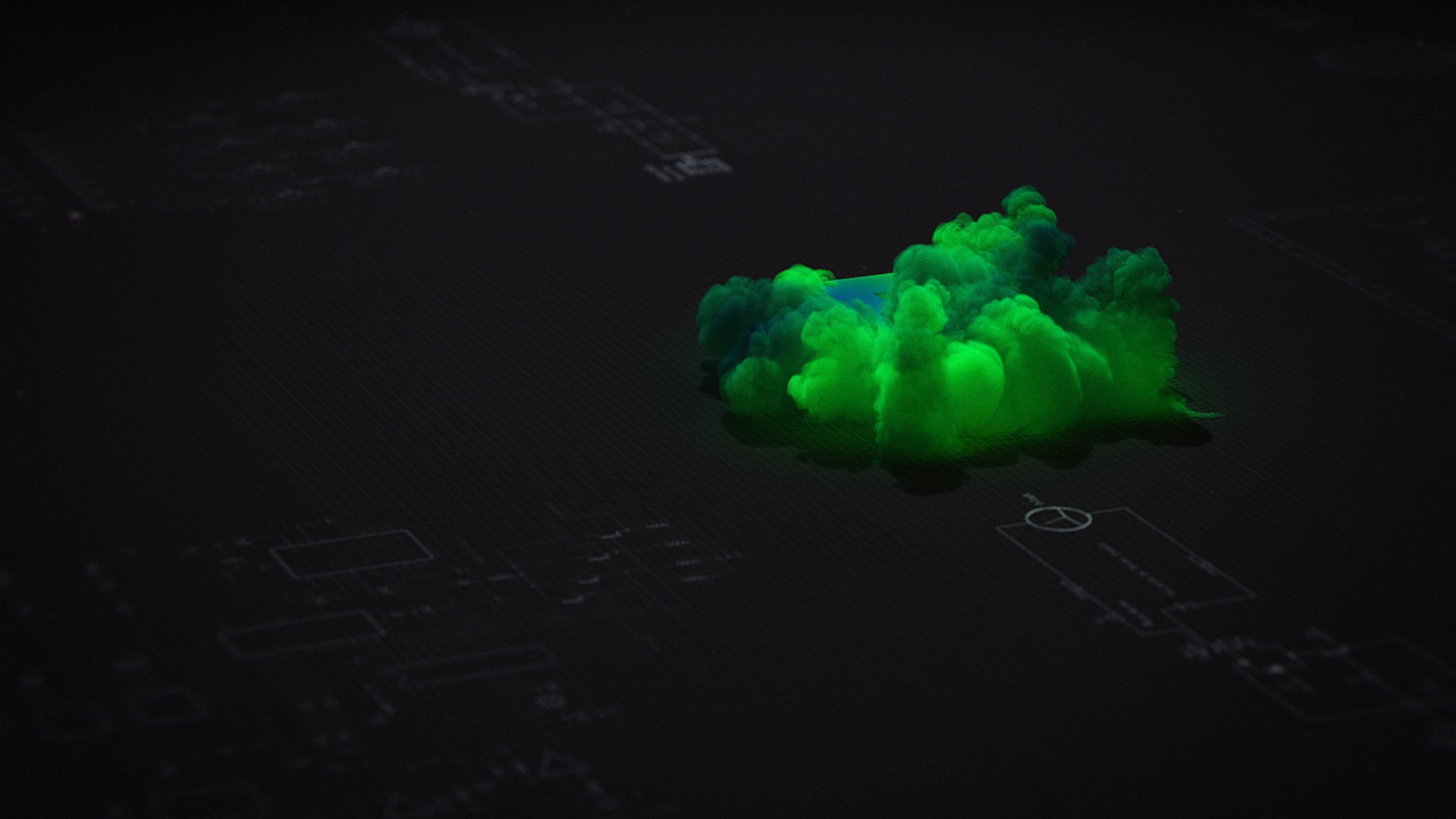 Free Fumefx Particle Explosion 3d Model