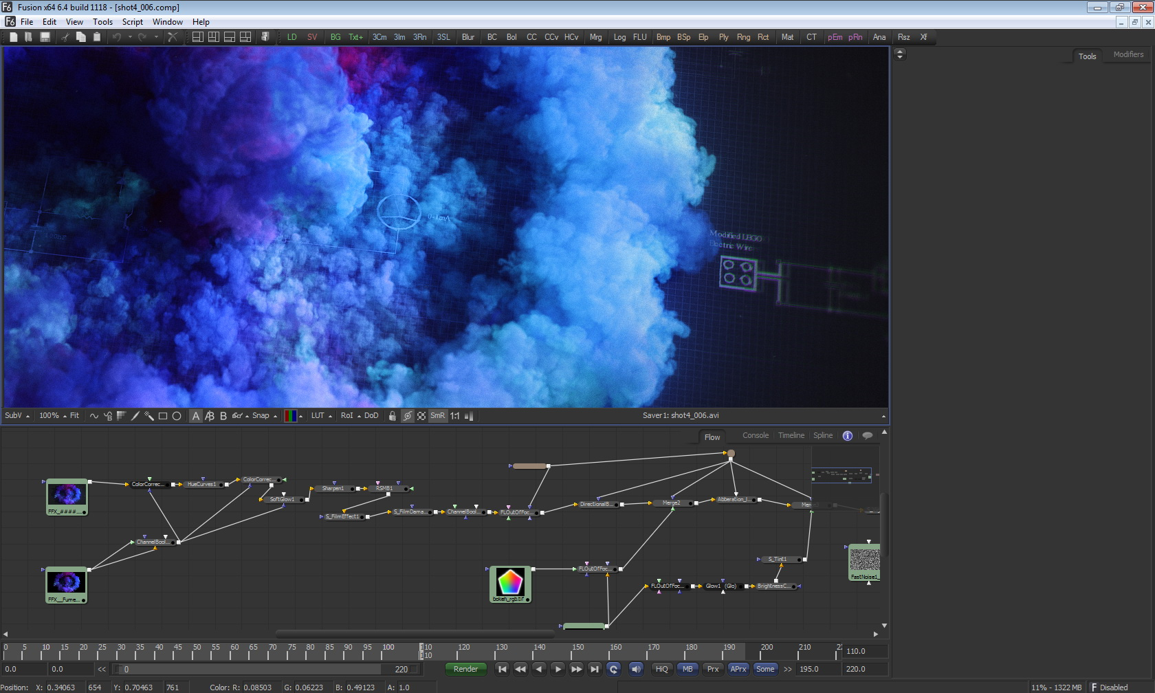 free fumefx particle explosion 3d model