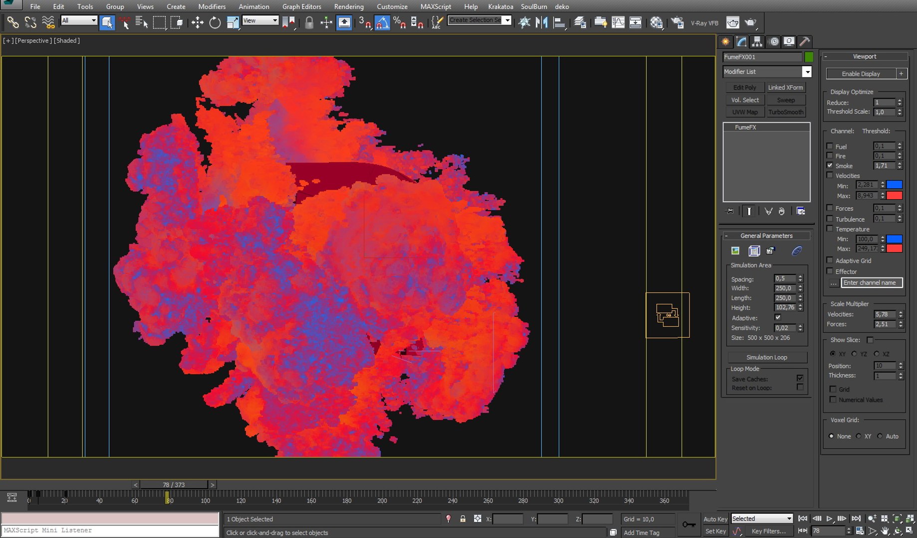 Free Fumefx Particle Explosion 3d Model