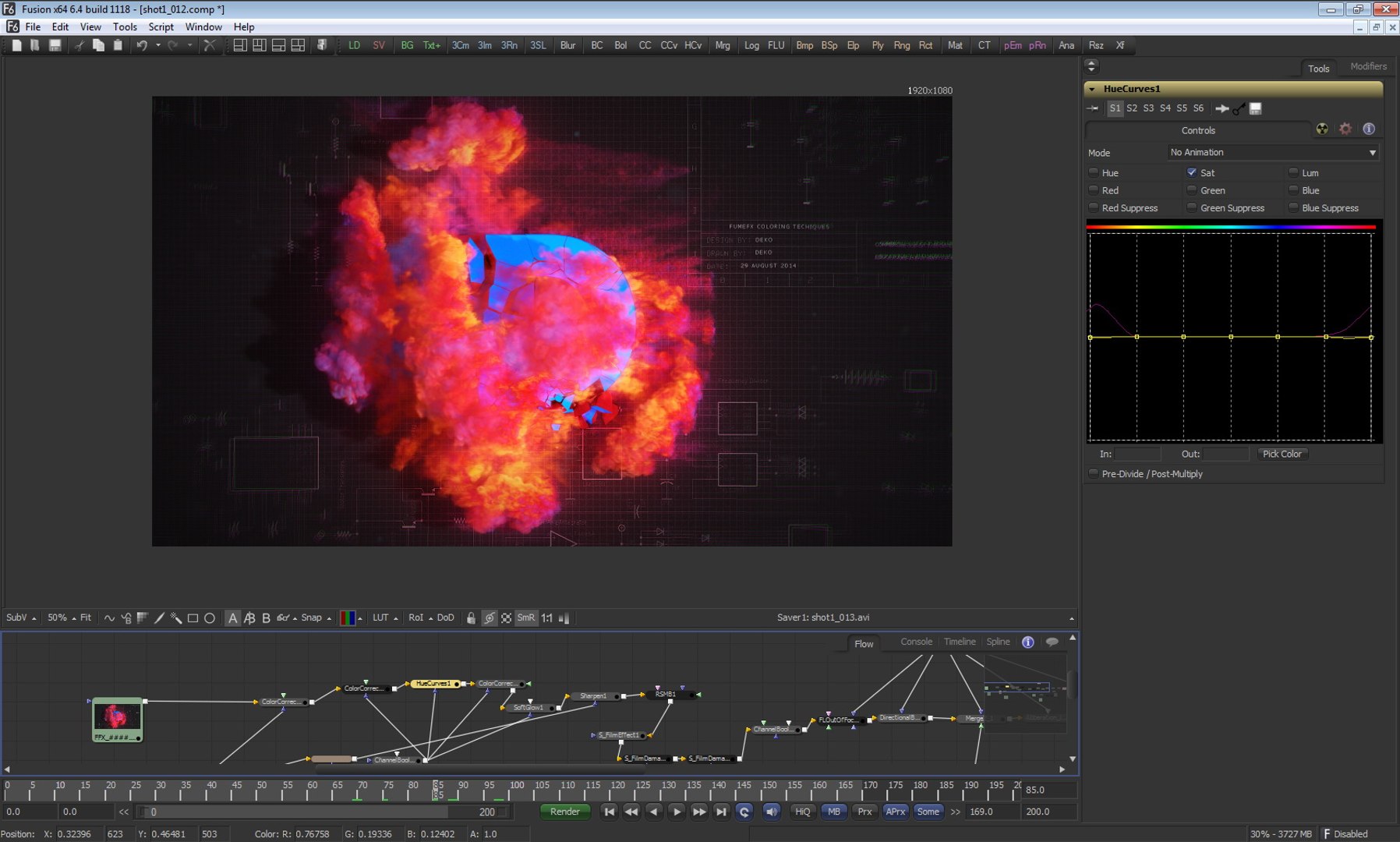 Free Fumefx Particle Explosion 3d Model