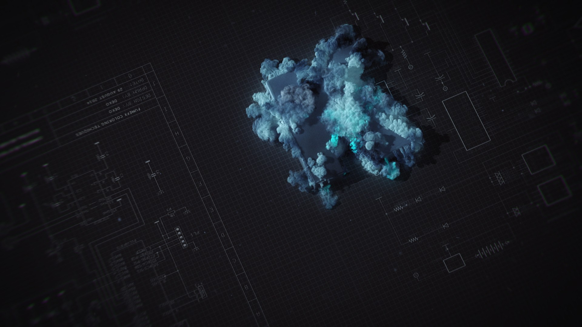 Free Fumefx Particle Explosion 3d Model