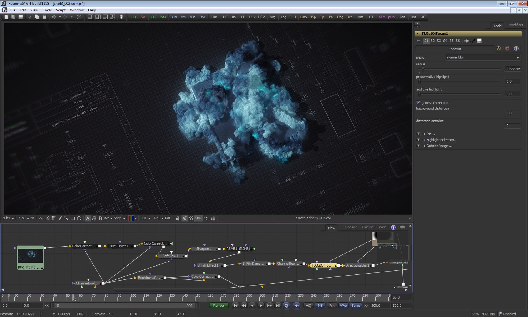 Free Fumefx Particle Explosion 3d Model
