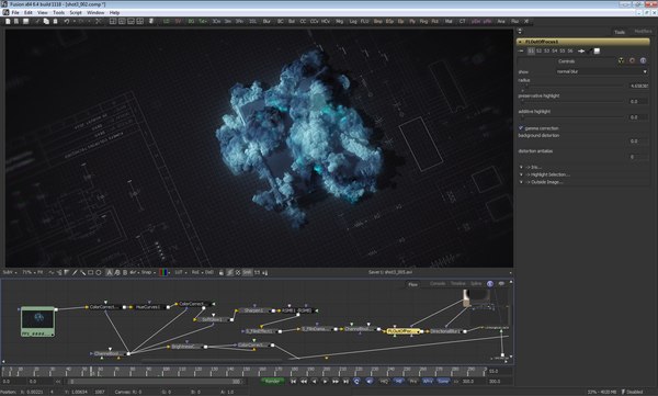 free fumefx particle explosion 3d model