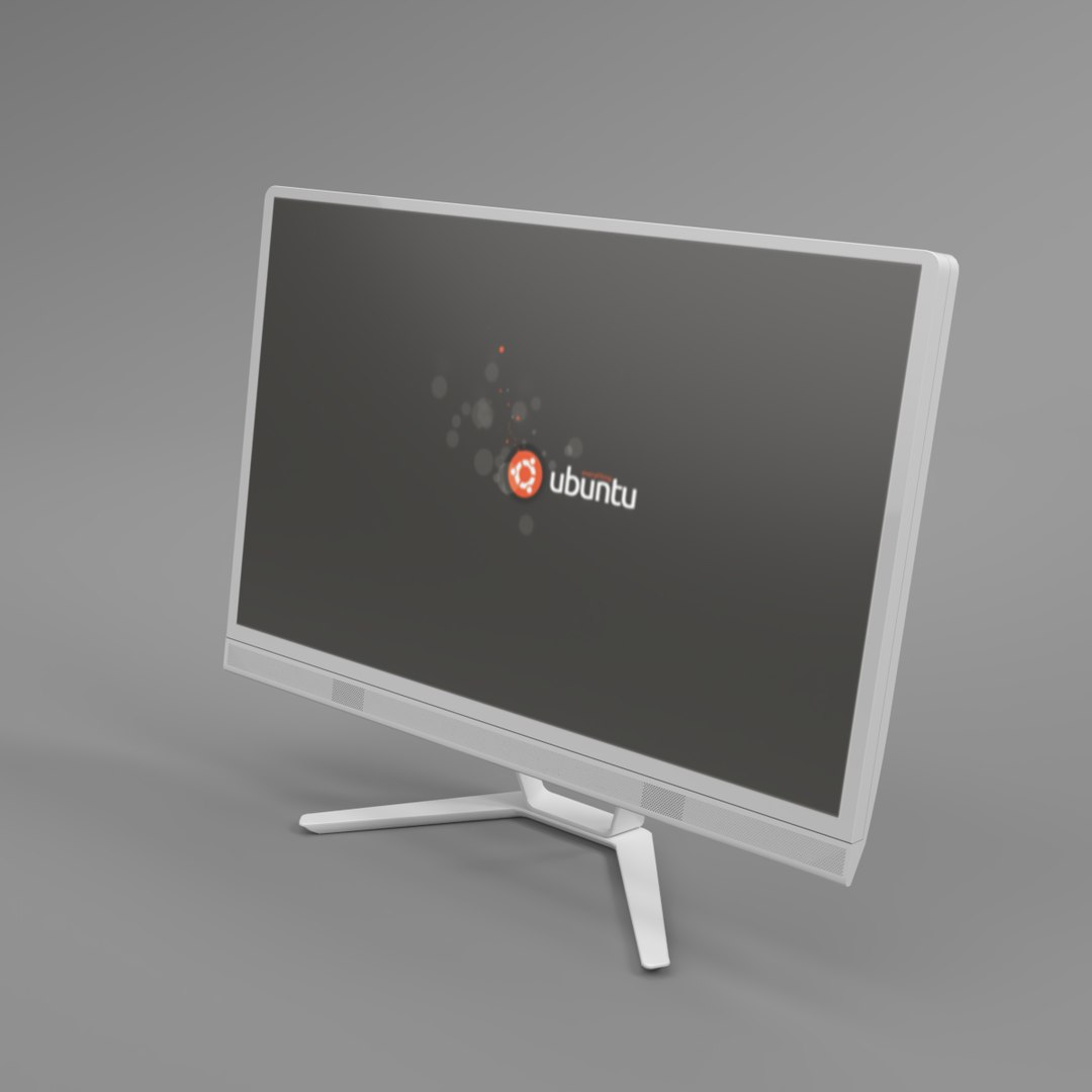Interior Lenovo Lcd Monitor 3D Model - TurboSquid 1263244
