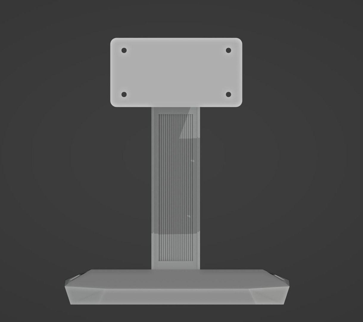 3D Model Monitor Stand Mount 6 - TurboSquid 2085836