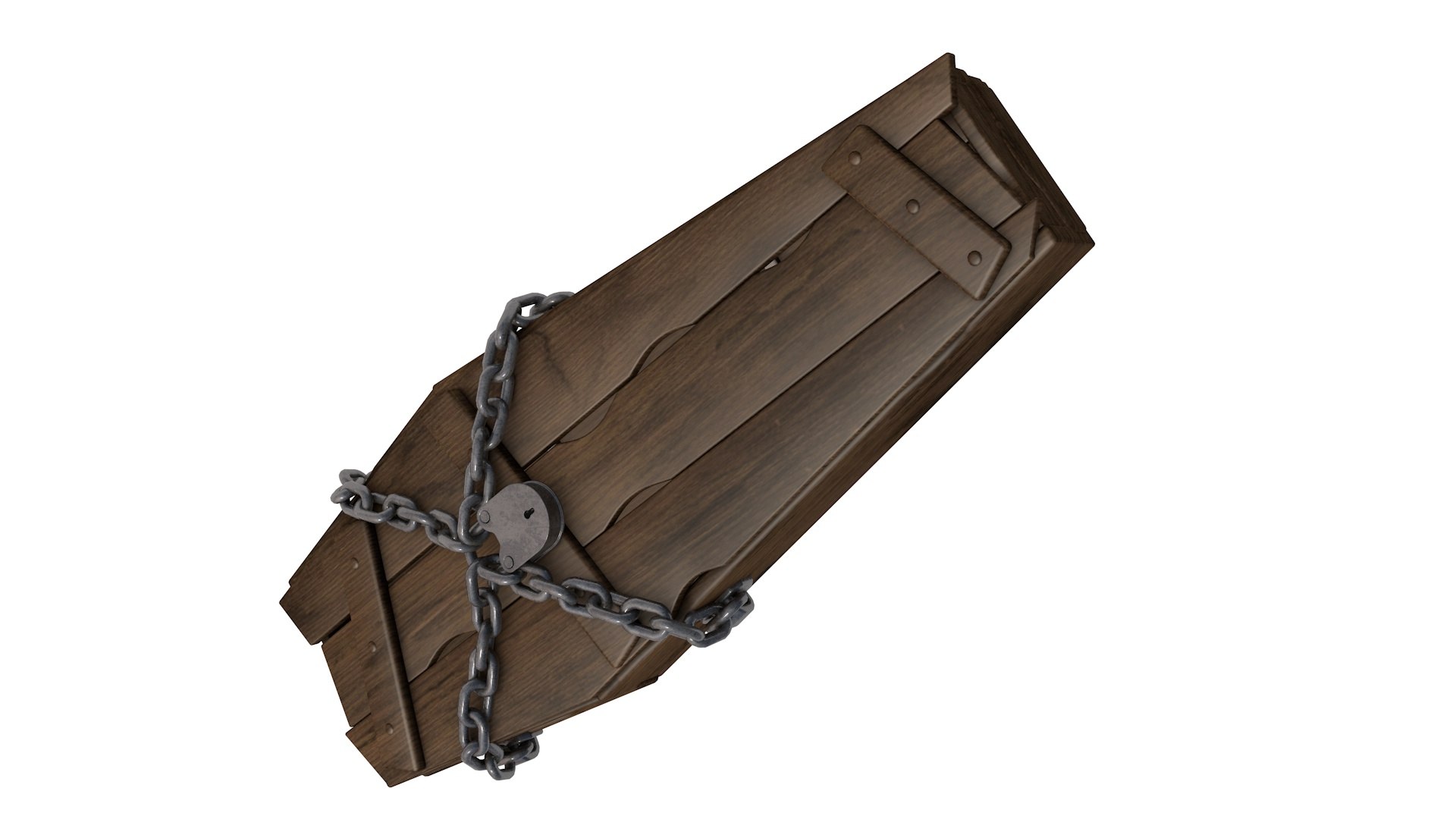 3D Chained Coffin - TurboSquid 1971982