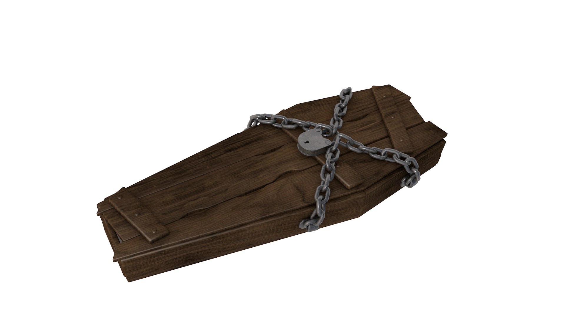 3D Chained Coffin - TurboSquid 1971982