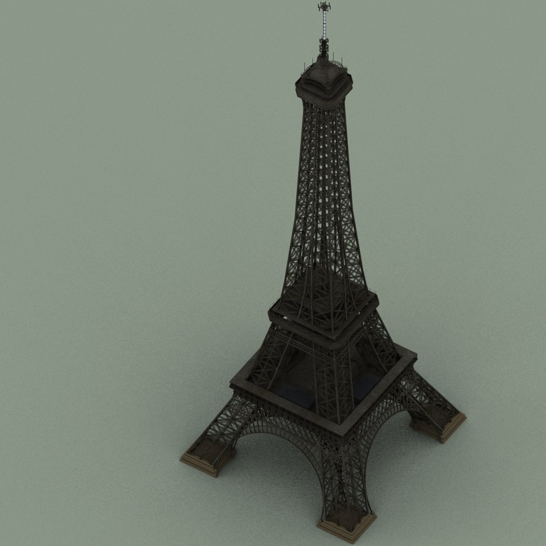 Eiffel Tower 3d Dxf