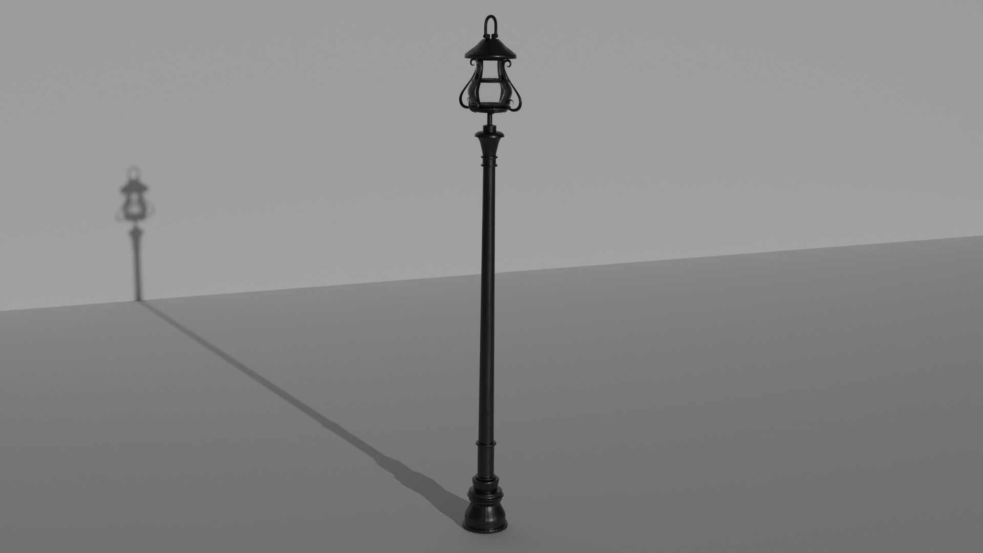 Garden Lamp Post Model - TurboSquid 1954061