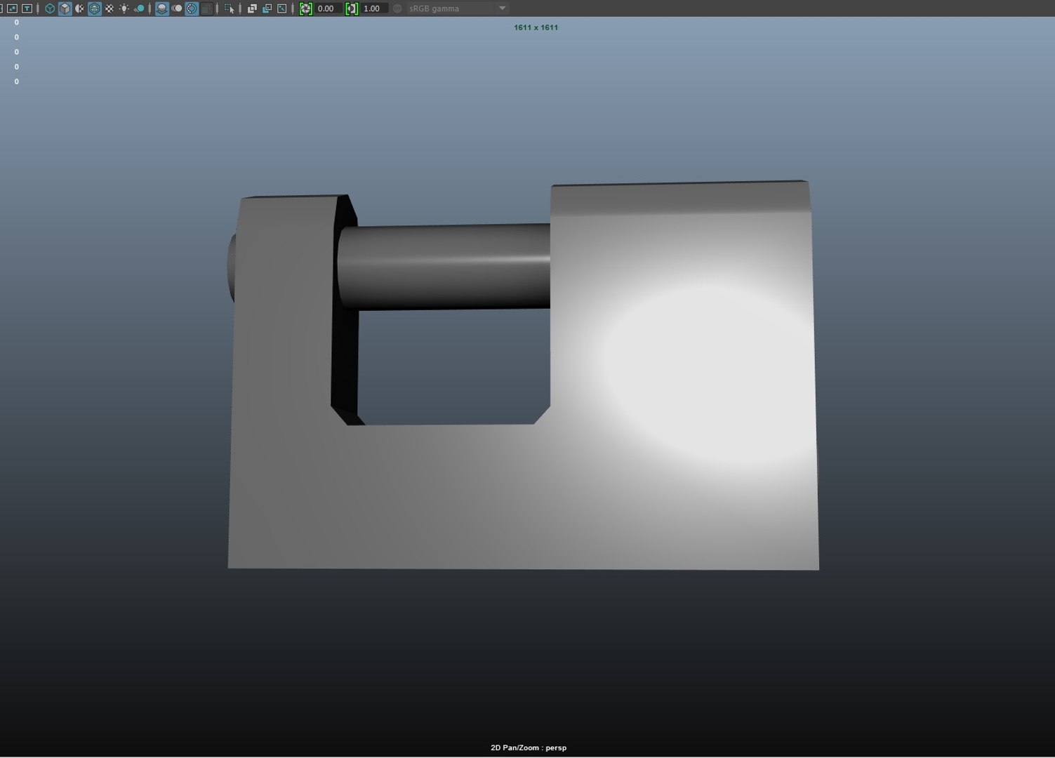 Padlock Lock 3d Max