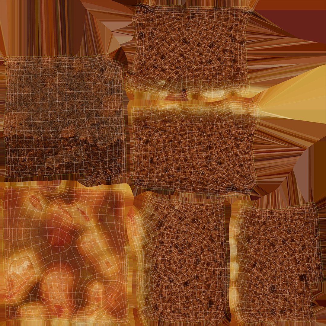 3D Model Toffee Cake Collection - TurboSquid 1921351