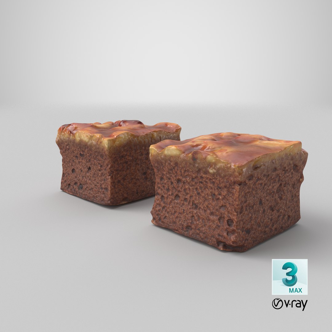 3D Model Toffee Cake Collection - TurboSquid 1921351