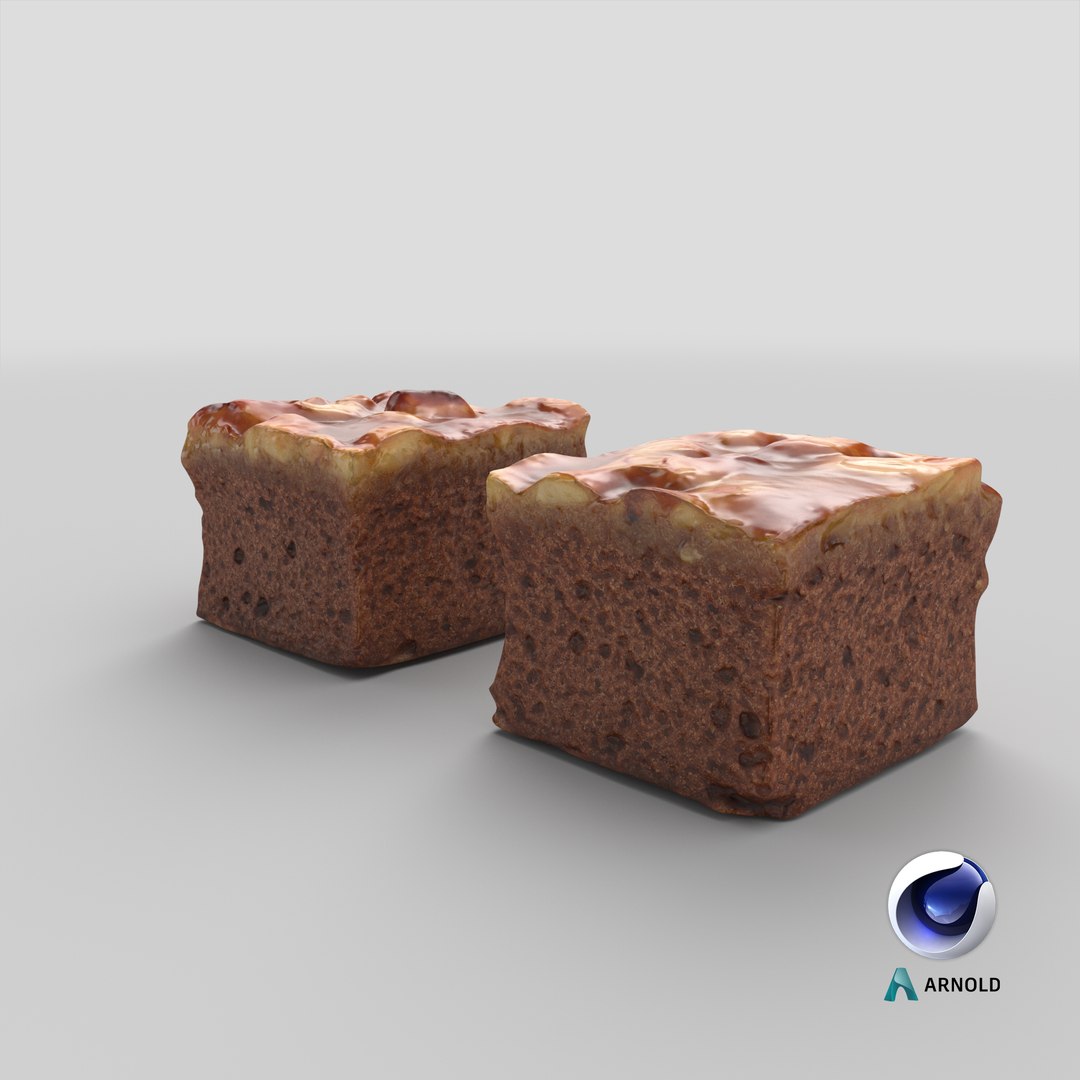 3D Model Toffee Cake Collection - TurboSquid 1921351