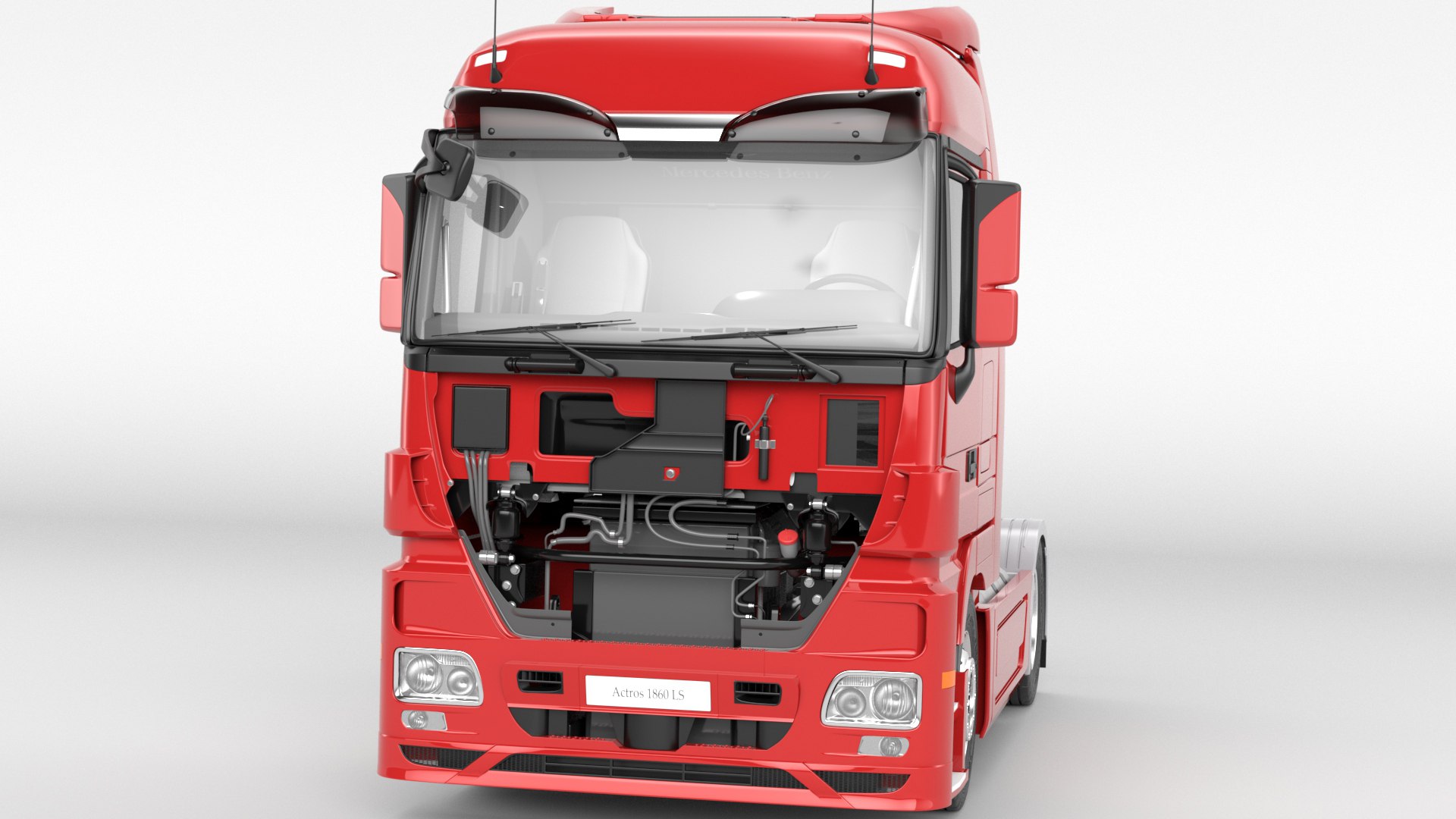 3D MercedesBenz-Actros 1860 model - TurboSquid 1803247
