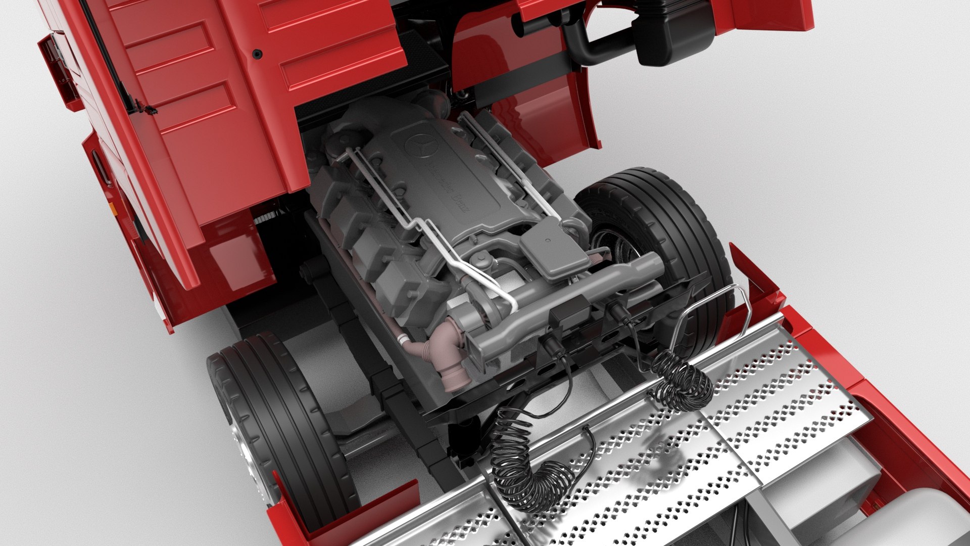 3D MercedesBenz-Actros 1860 model - TurboSquid 1803247
