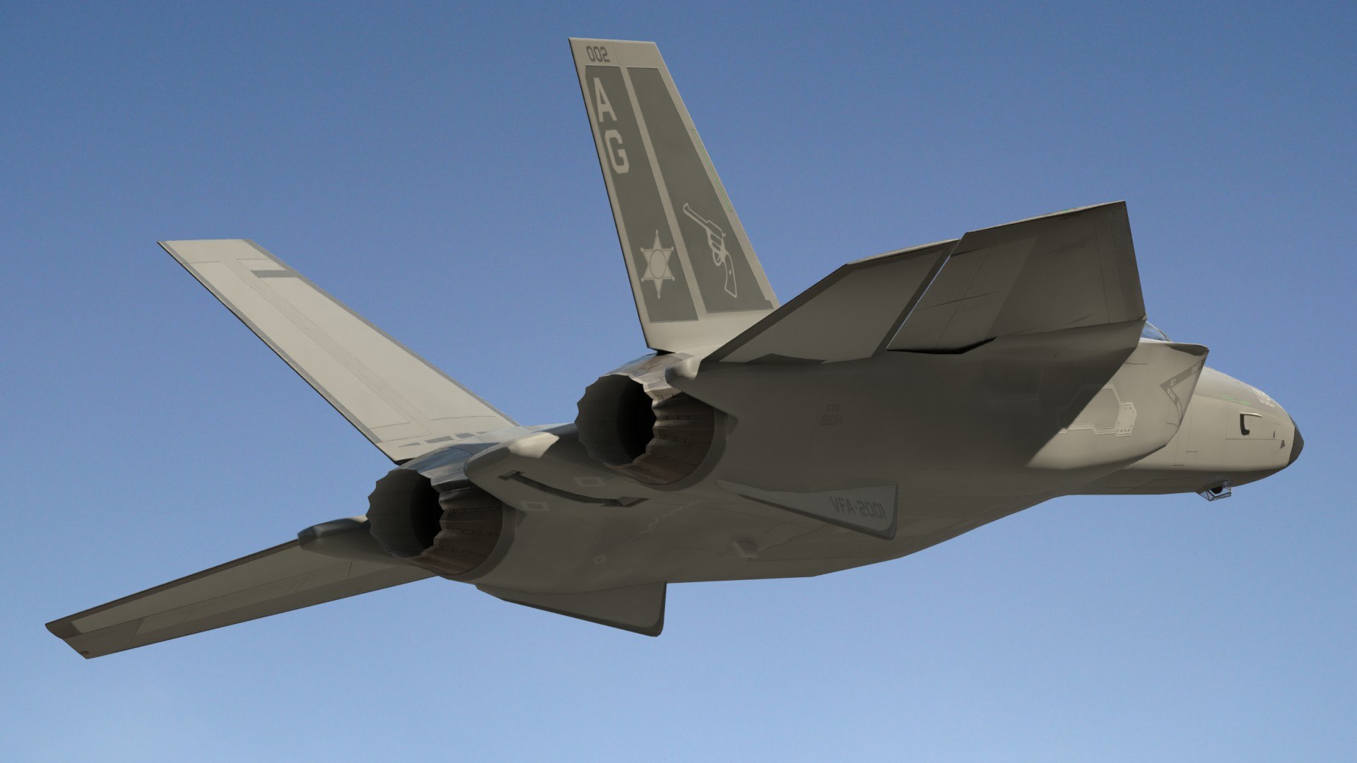 Fictional Stealth Fighter SC 3D Model - TurboSquid 2382942