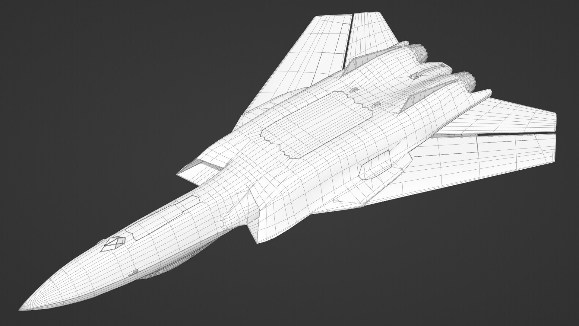 Fictional Stealth Fighter SC 3D Model - TurboSquid 2382942