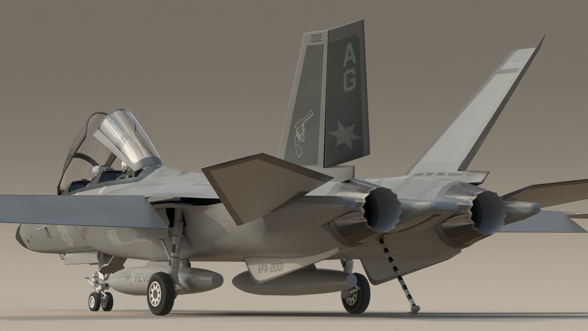 Fictional Stealth Fighter SC 3D Model - TurboSquid 2382942