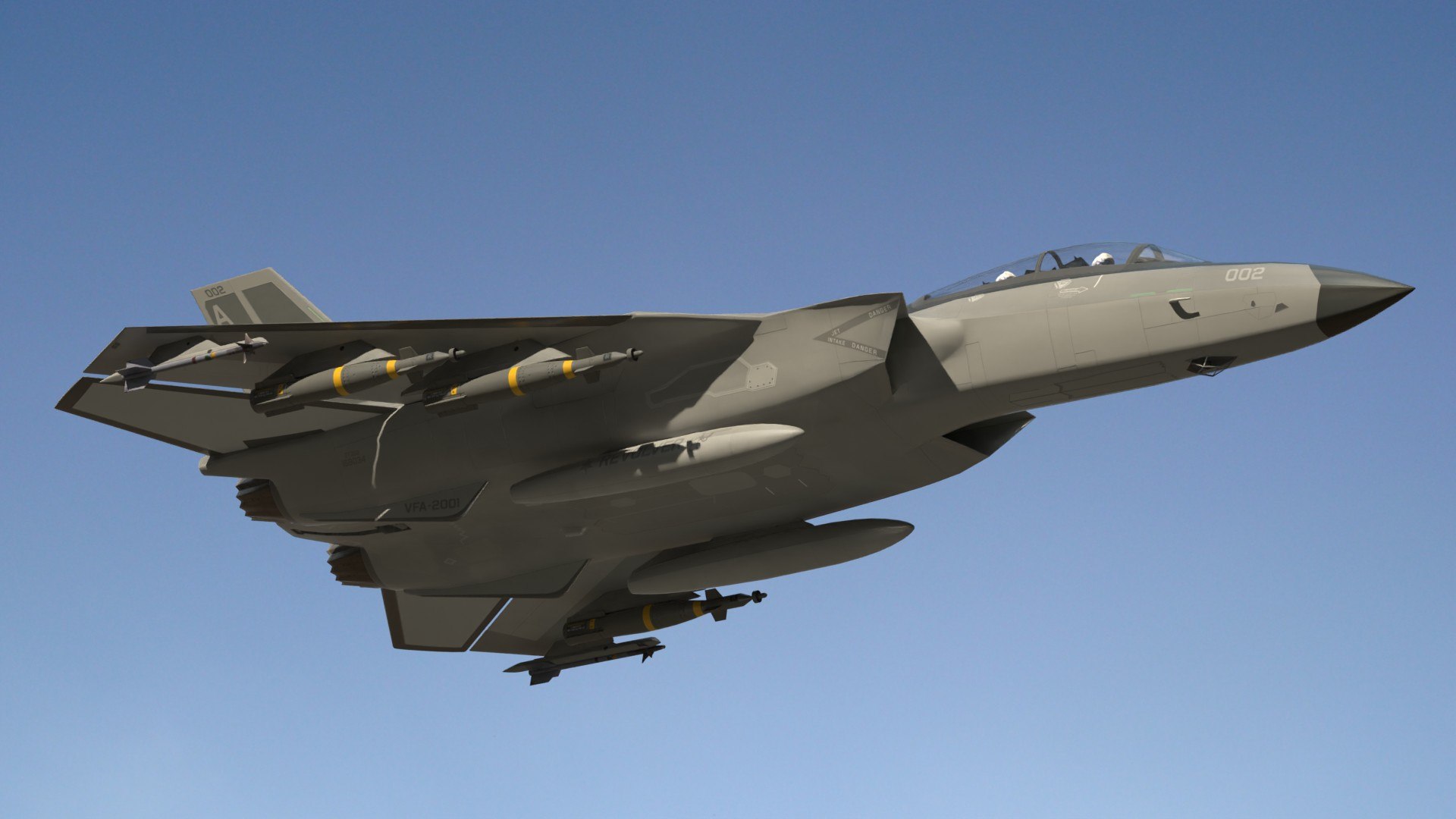 Fictional Stealth Fighter SC 3D Model - TurboSquid 2382942