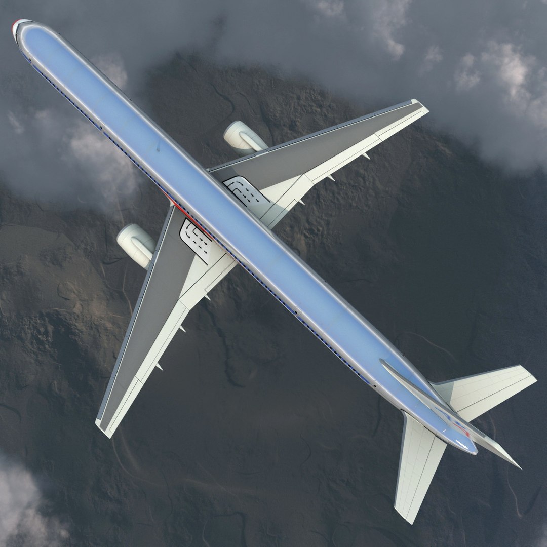 boeing 757-300 american airlines 3d max