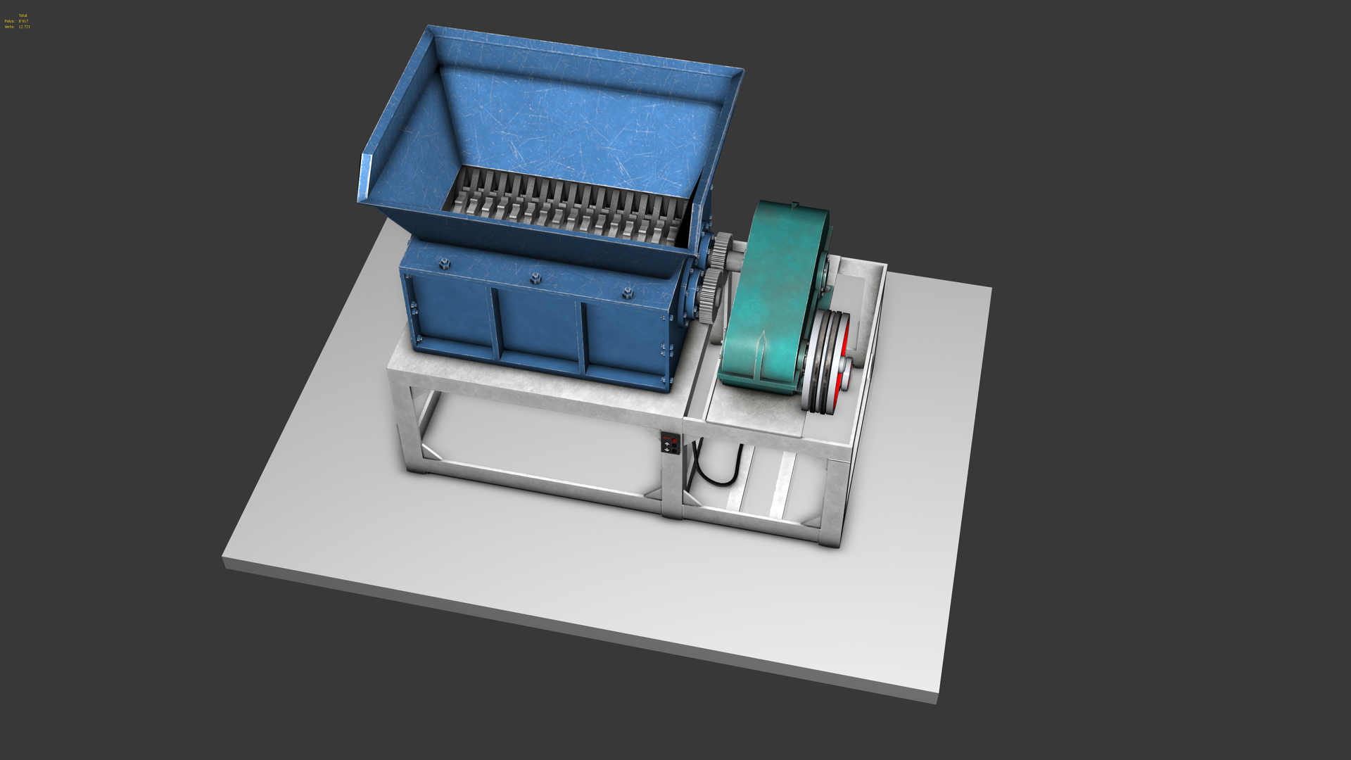 3D Metal Shredder LP - TurboSquid 1715509