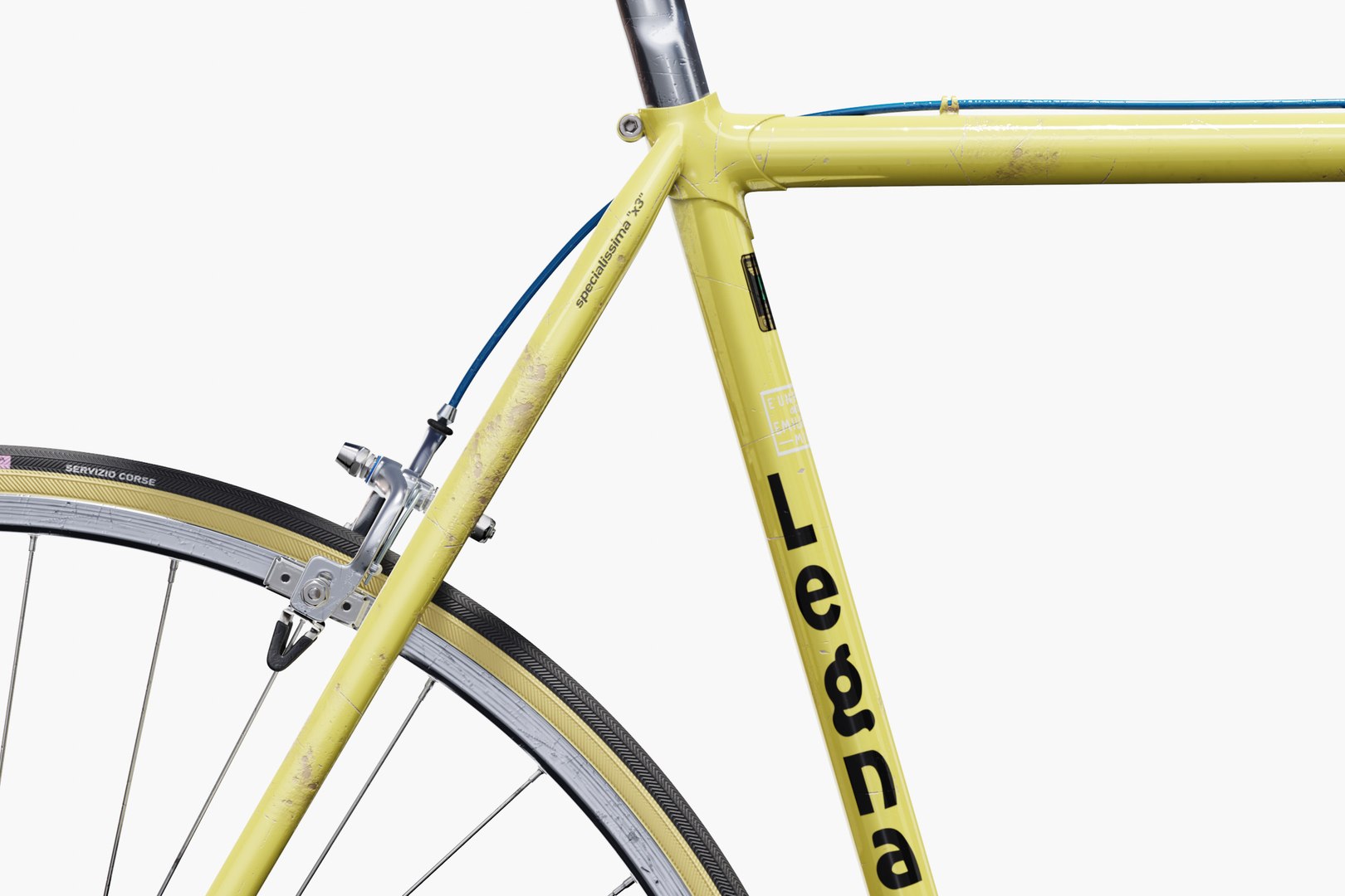 3D Vintage Race Bicycle - LEGNANO Model - TurboSquid 2348224