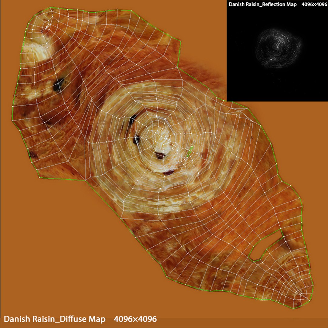 Free 3D model danish raisin - TurboSquid 1446942