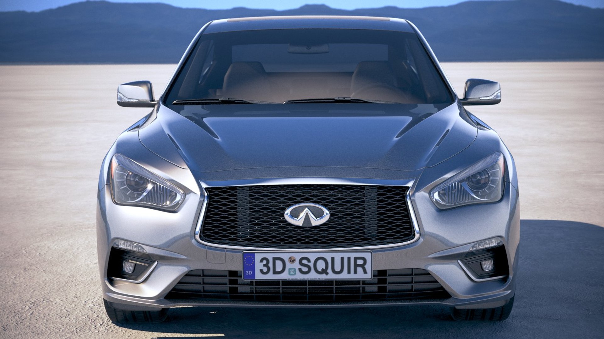 Infiniti q50 2018 model - TurboSquid 1252163