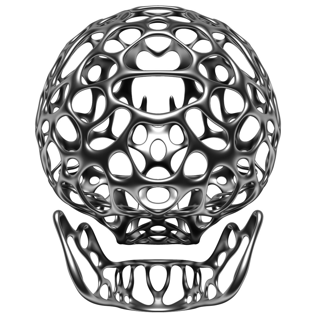 3d skull