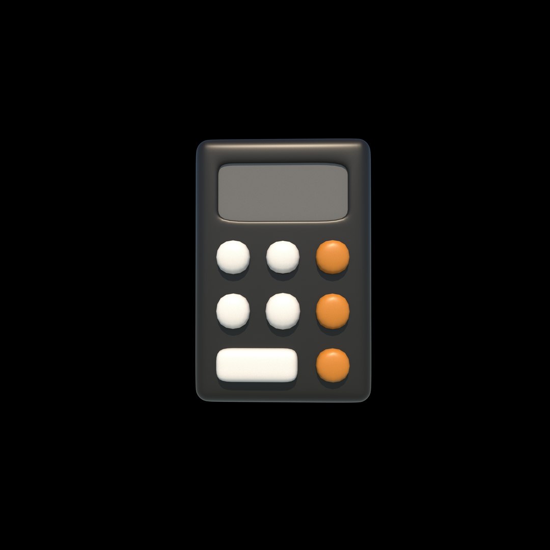 Calculator Low-poly 3D Model 3D Model - TurboSquid 2334363