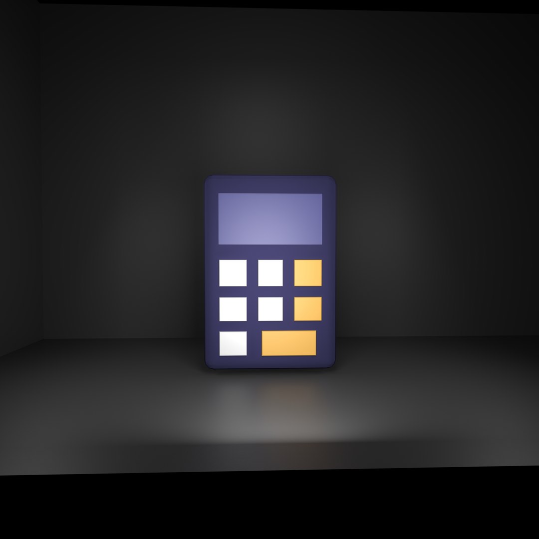 Calculator Low-poly 3D Model 3D Model - TurboSquid 2334363