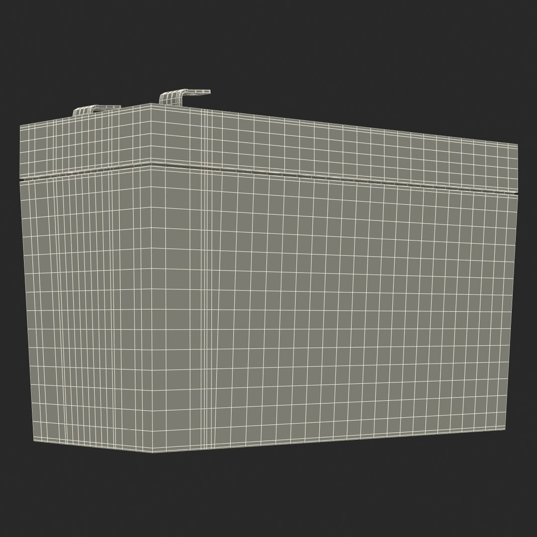 3d 12 Volt Battery Generic