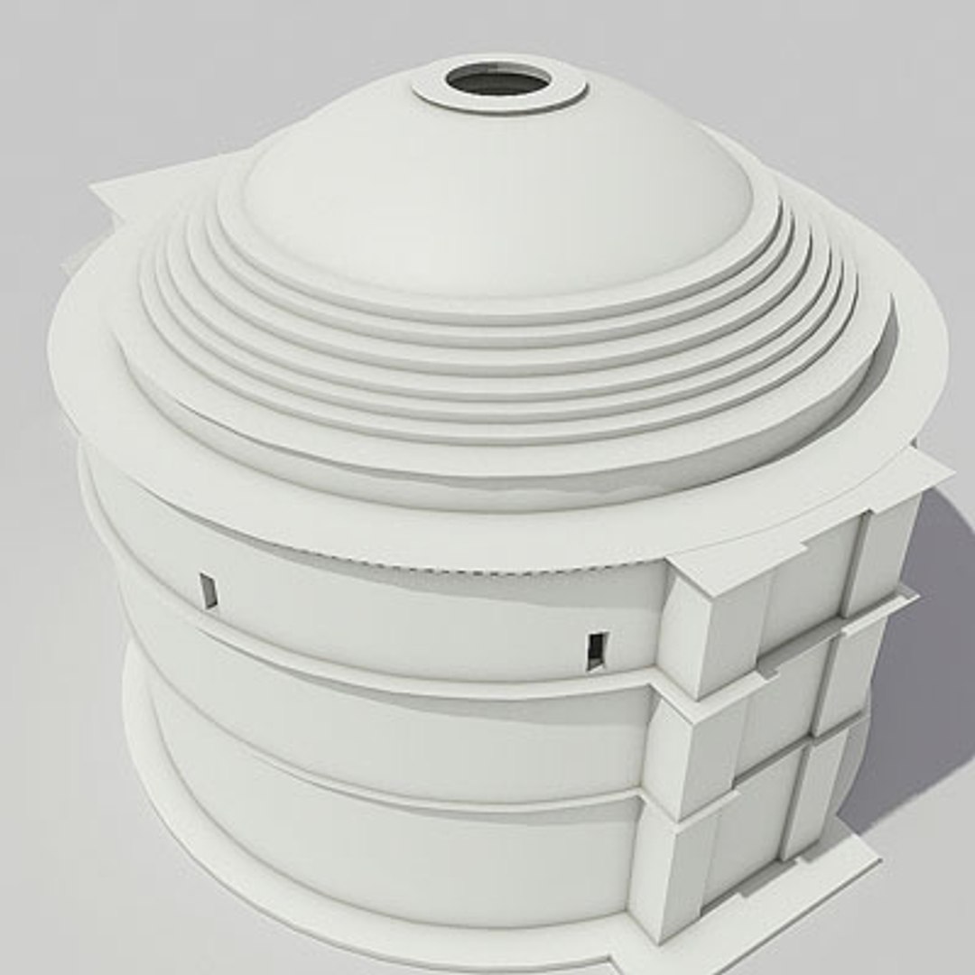 Pantheon Rome Famous 3d Model