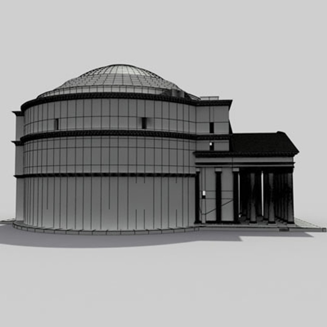 Pantheon Rome Famous 3d Model