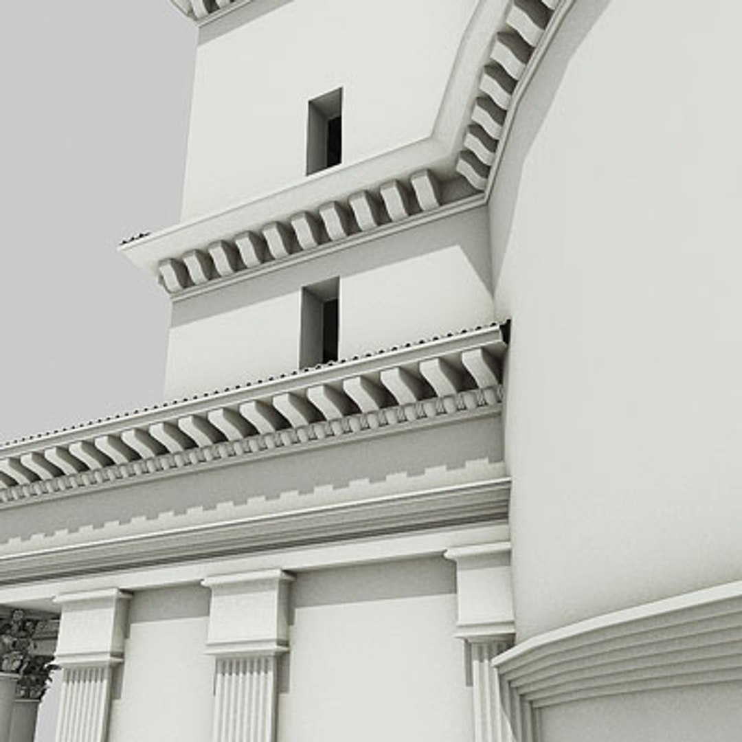 Pantheon Rome Famous 3d Model