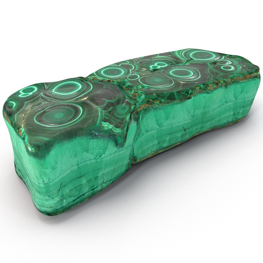 3d Model Malachite Stone