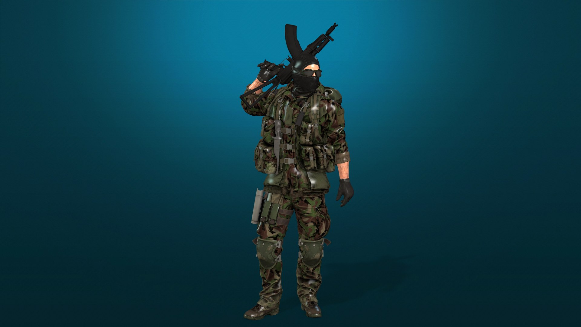 Soldier Military Animation File 3D - TurboSquid 1702015