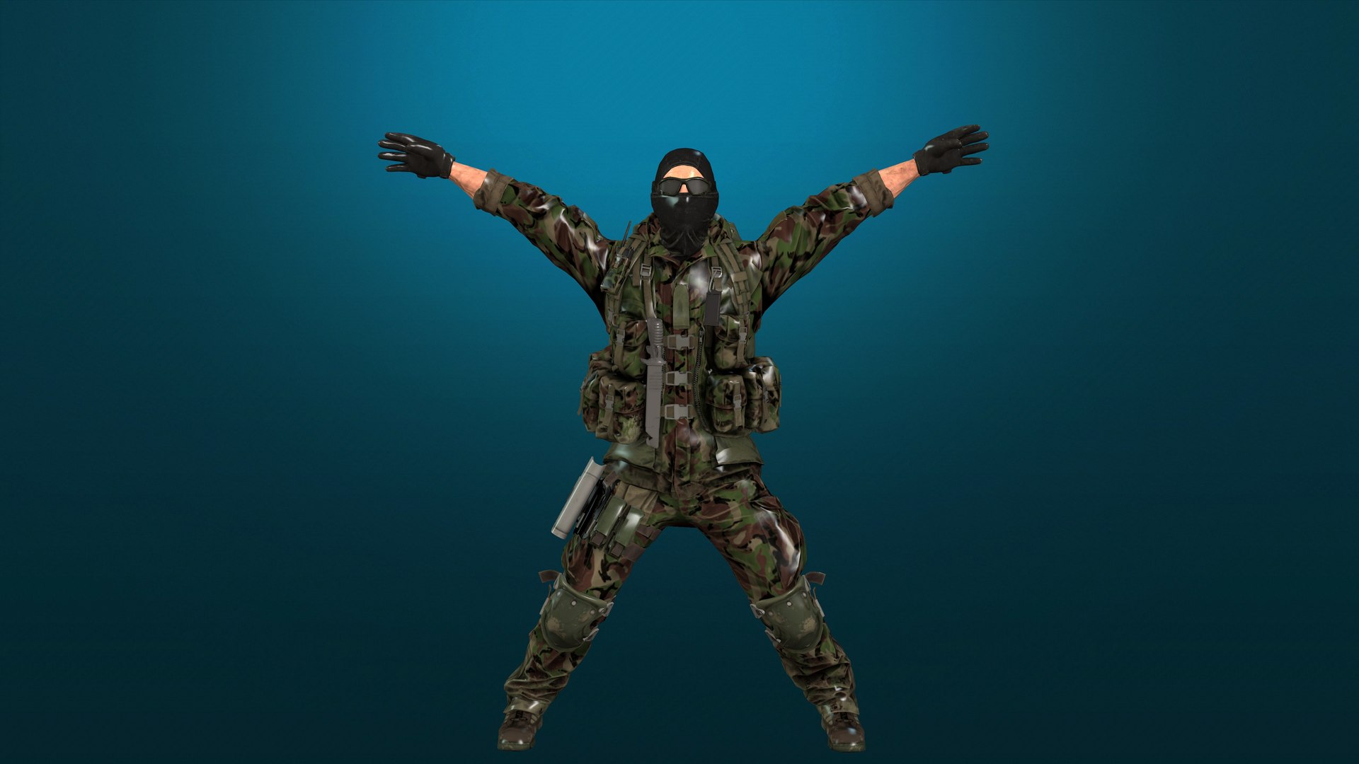 Soldier Military Animation File 3D - TurboSquid 1702015