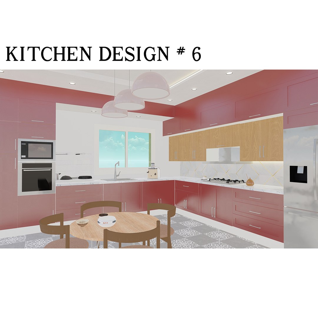 3D KITCHEN DESIGN - TurboSquid 2015778