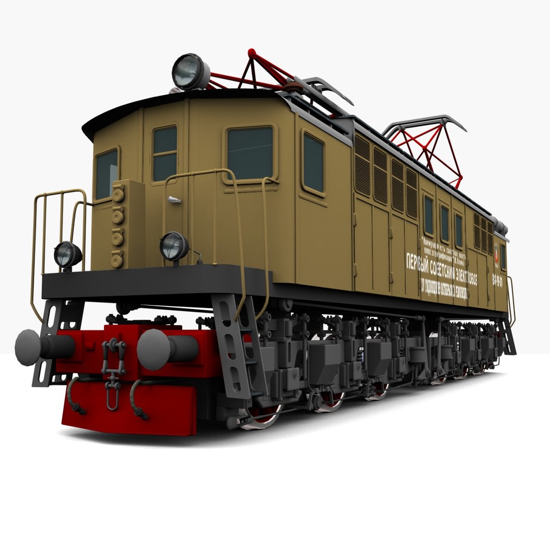3d Model Electric Locomotive