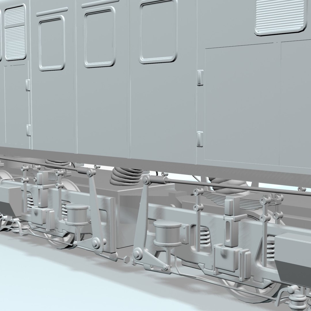 3d Model Electric Locomotive