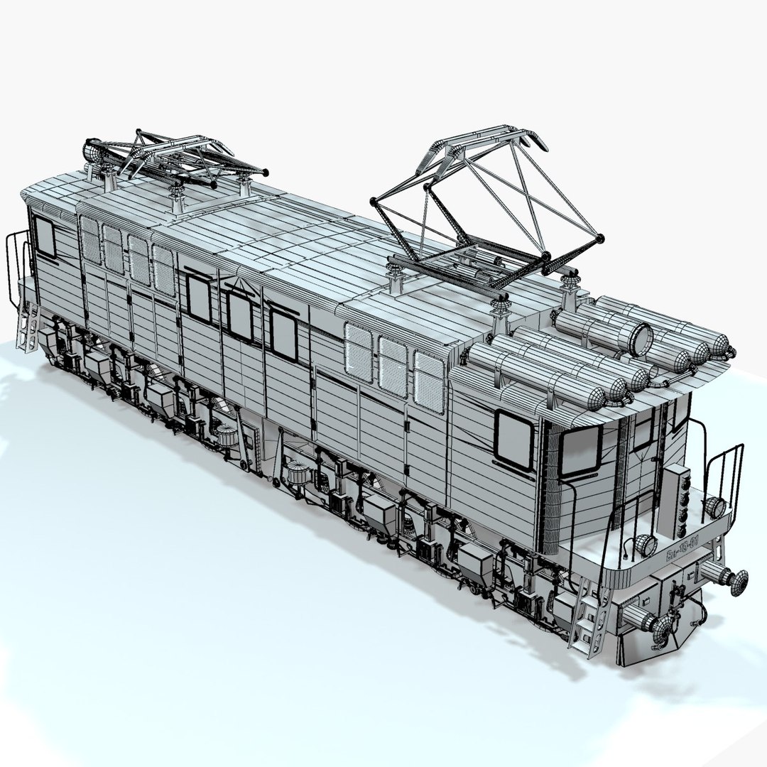 3d Model Electric Locomotive