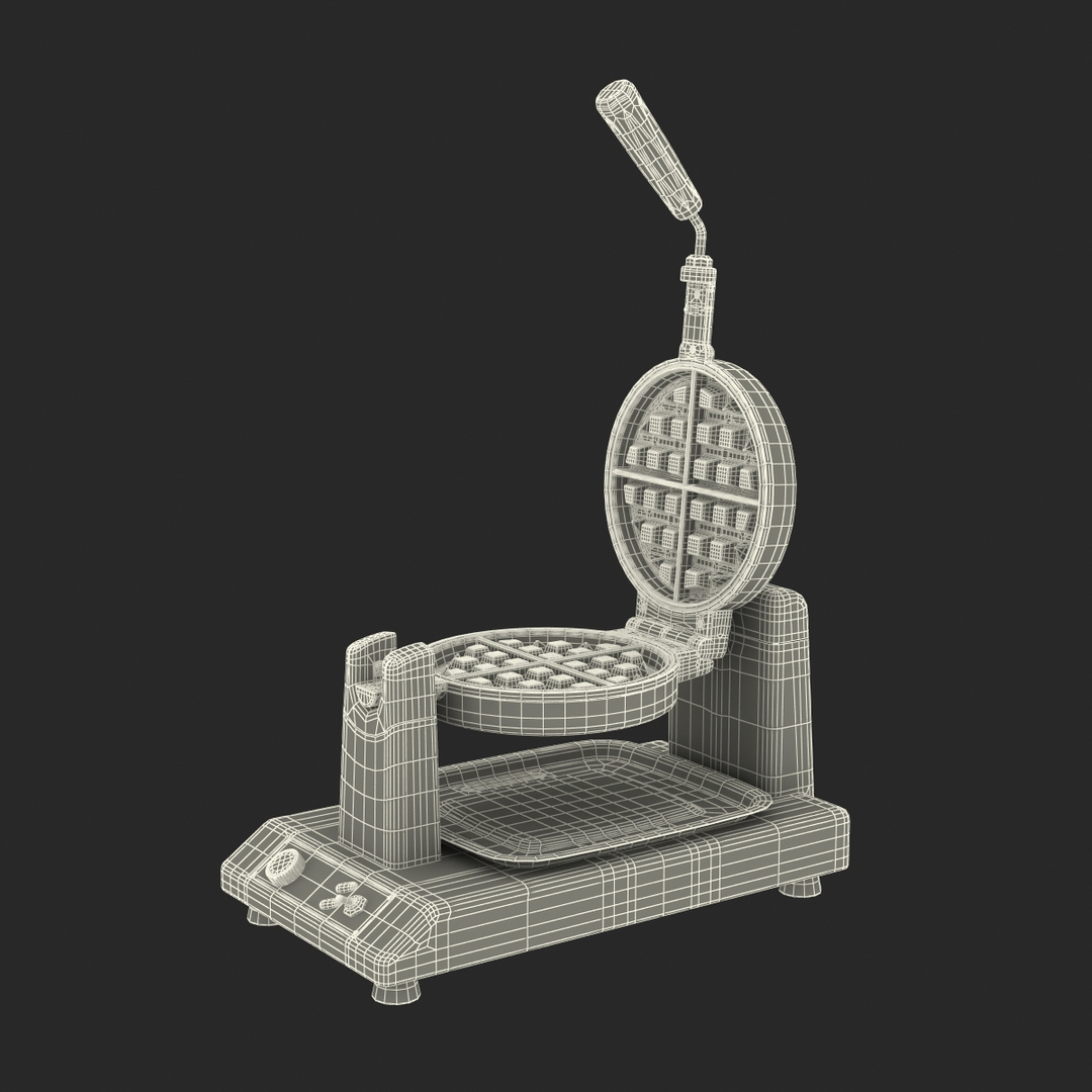 3D Model Commercial Waffle Baker Machine - TurboSquid 1159048