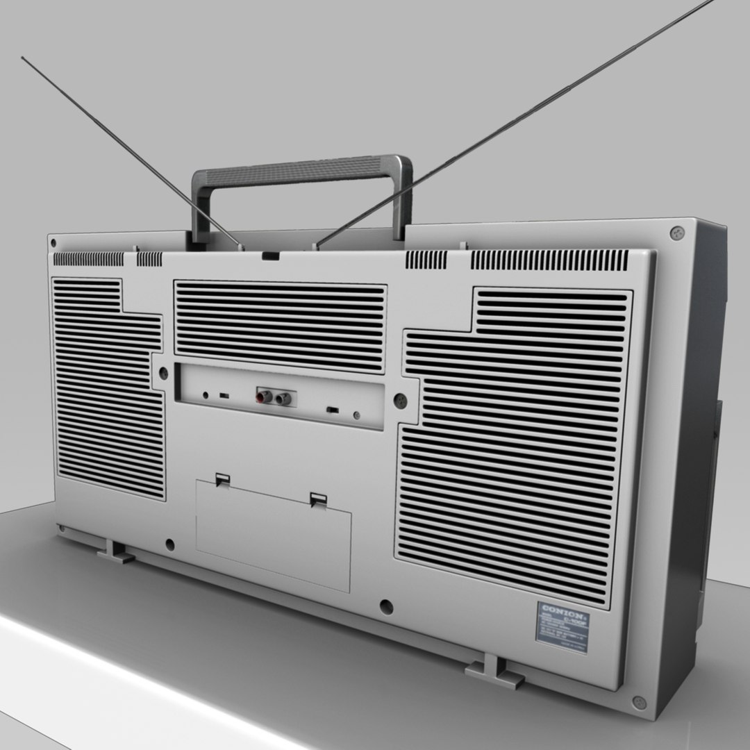 Boom Box Conion C100f 3d Obj