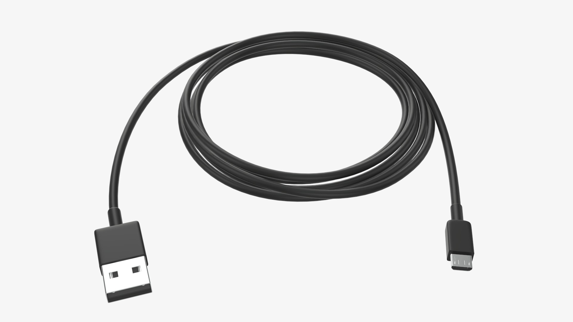 Micro Usb Cable 3D - TurboSquid 1698137